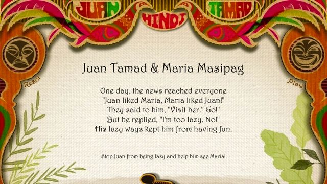 The games of Juan (not) Tamad