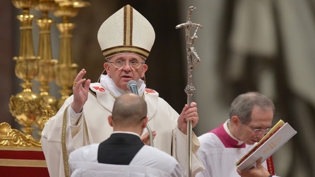 Pope Francis’ first Christmas
