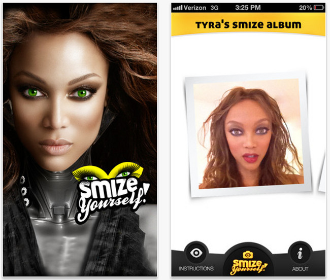 Supermodel Tyra Banks goes techie with 'Smize' app